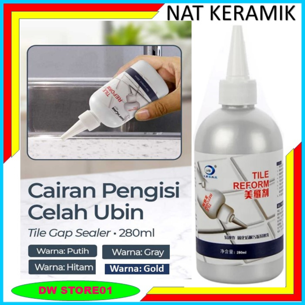 Jual 280Ml Cairan pengisi Celah Ubin nat keramik Lantai Sealant Porselen Epoksi Tahan Air untuk ...