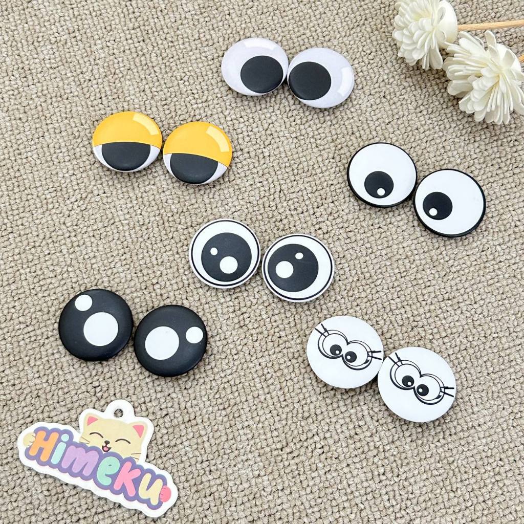 Jual Himeku PIN BUTTON GOOGLY EYES - Pin Mata - Pin untuk Tas ...