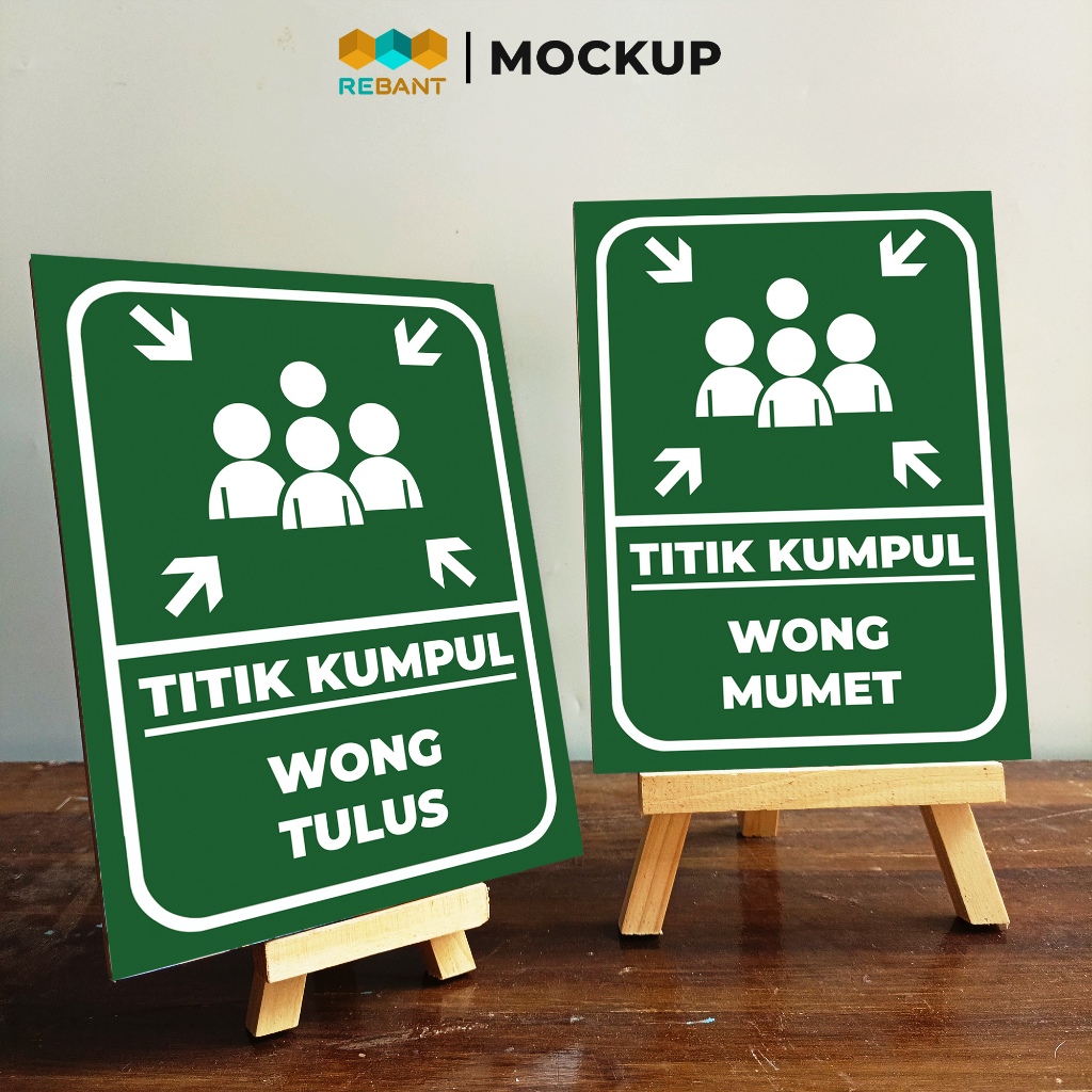 Jual REBANT Hiasan Dinding Titik Kumpul (15X20) Pajangan Quote Motivasi ...