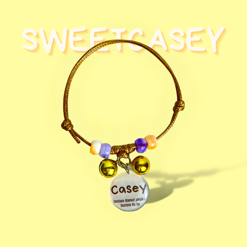 Jual KALUNG KUCING PANDORA GRATIS LIONTIN CUSTOM NAMA/ PANDORA CAT ...
