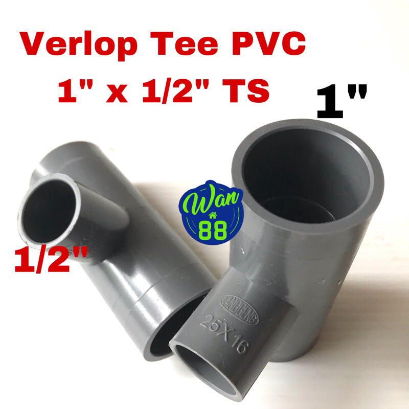 Jual Verlop Tee PVC 1”x1/2” TS Langgeng / Reducer | Shopee Indonesia