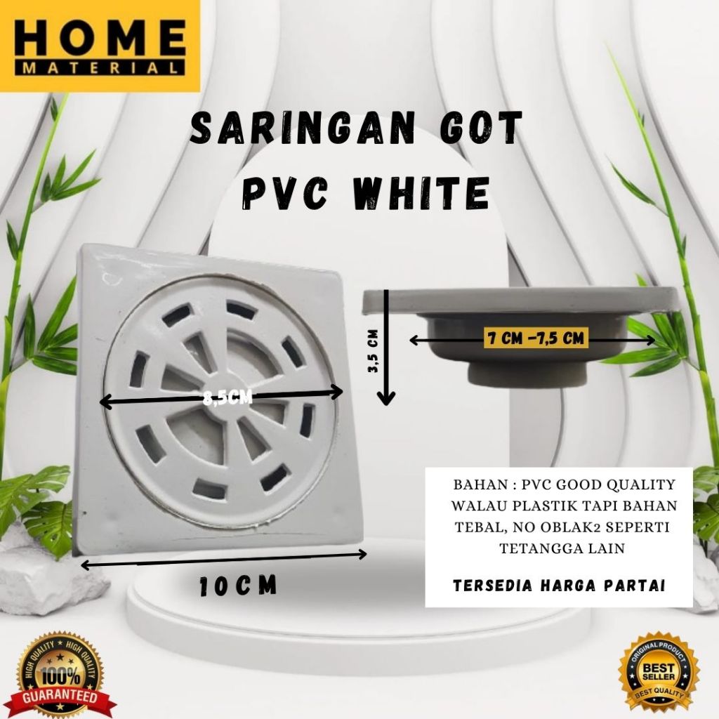 Jual Saringan Got Tebal Plastik PVC Kamar Mandi Toilet Plastic Floor ...