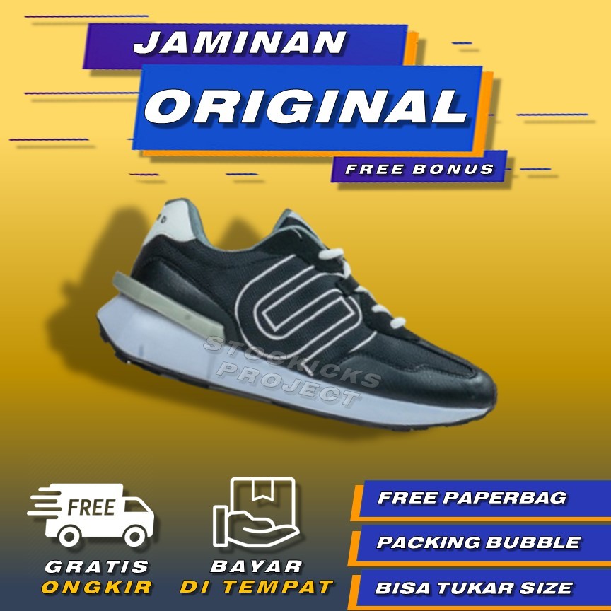 Jual Sepatu Unerd Astho Black Bullet Original Sepatu Sneakers Casual ...