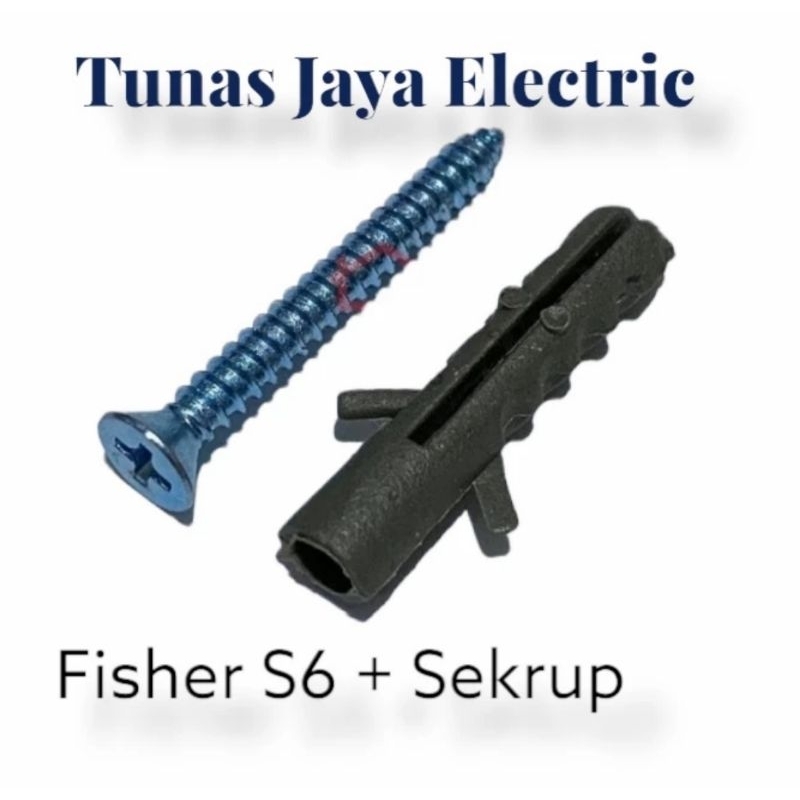 Jual Fisher S6 + Sekrup (Per pack isi 50 set) | Shopee Indonesia