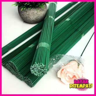 Jual Kawat Tangkai Bunga Tebal 2MM 50 Pcs Import Premium Tangkai Bunga ...