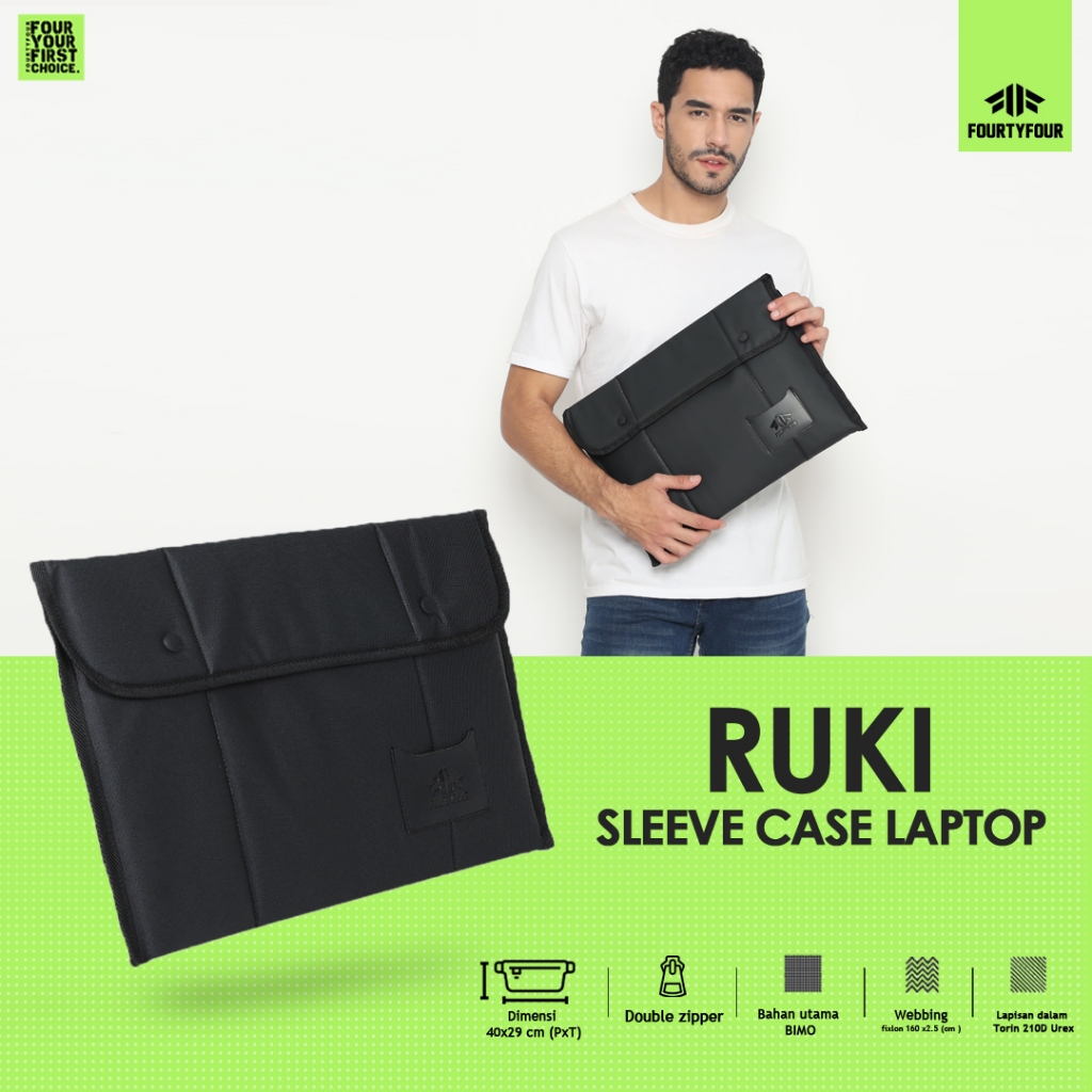 Jual FOURTYFOUR - Tas Laptop Waterproof Soft Case Laptop Macbook Anti ...