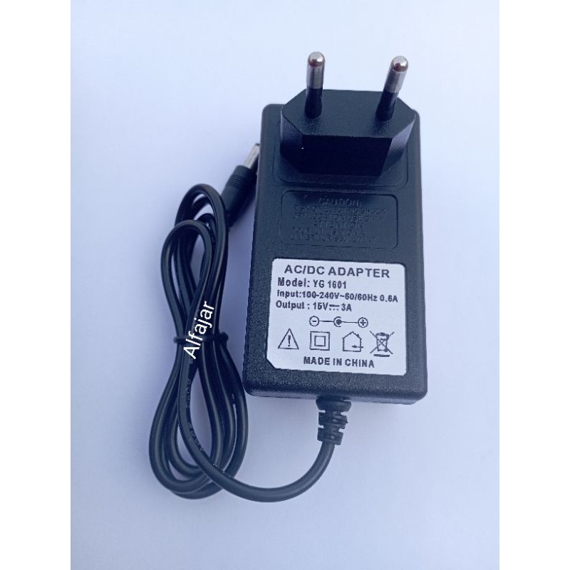 Jual Adaptor Charger Speaker Portable Dat DT 1150 eco+ 15V 3A | Shopee ...