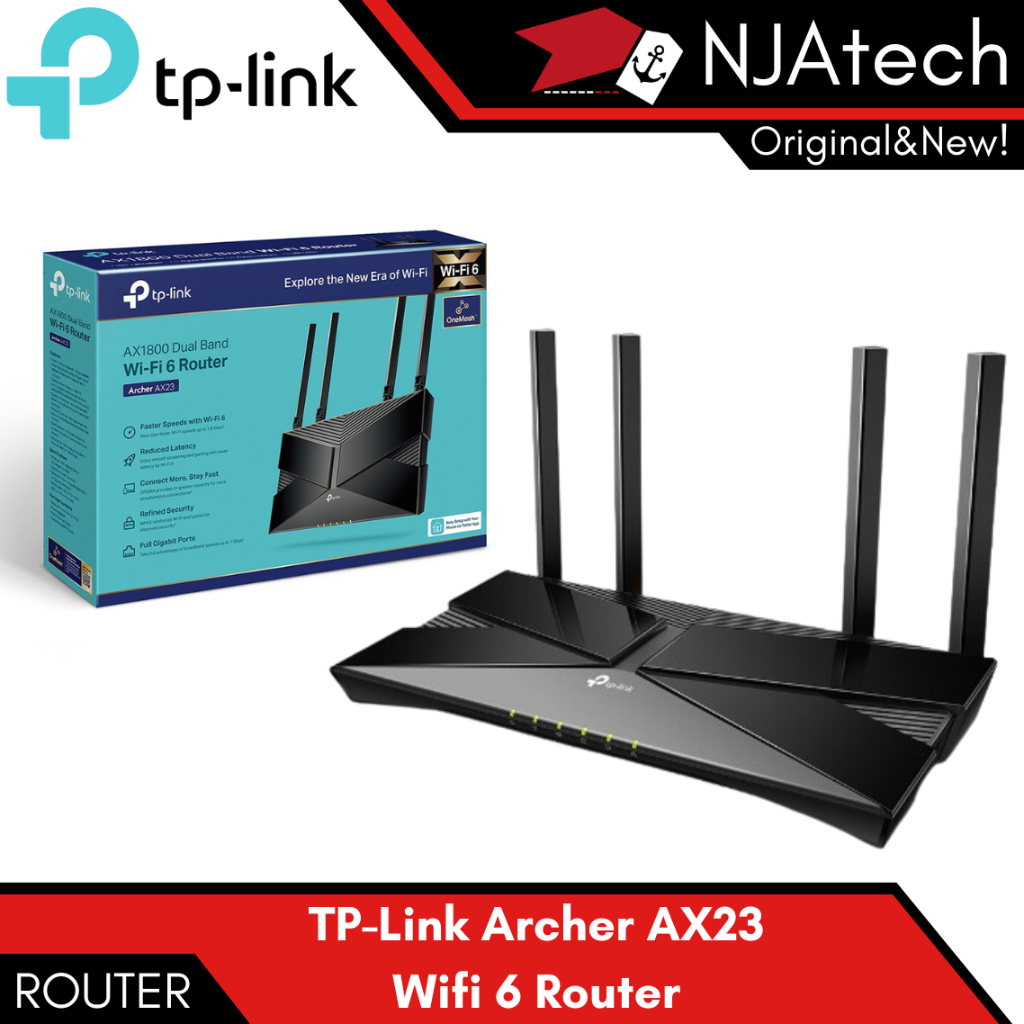Jual TP-Link Archer AX23 AX1800 Dual-Band Wi-Fi 6 Router | Shopee Indonesia