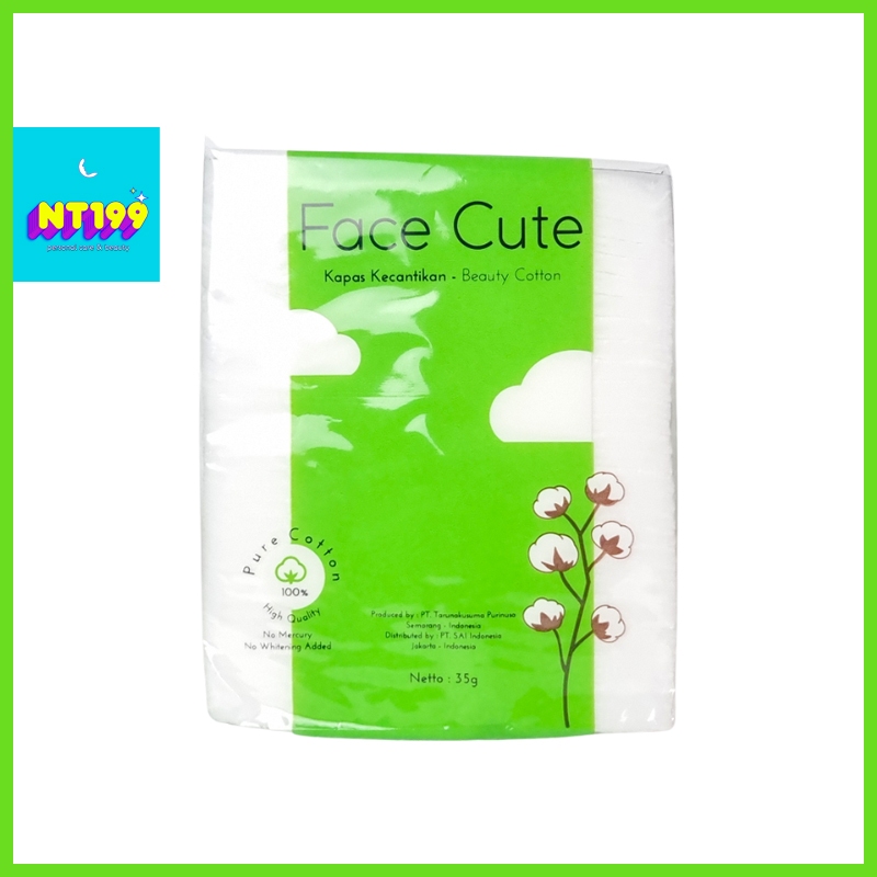 Jual Kapas Kecantikan 35gr Face Cute | Shopee Indonesia