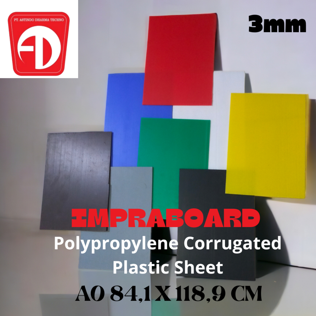 Jual Impraboard PP Board A0 84,1 X 118,9CM 3mm | Shopee Indonesia
