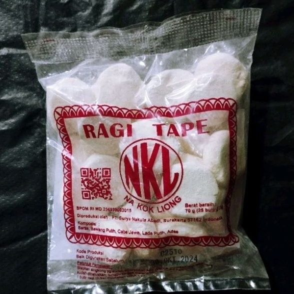 Jual RAGI TAPE NKL (NA KOK LIONG) 70gr (1pack) | Shopee Indonesia