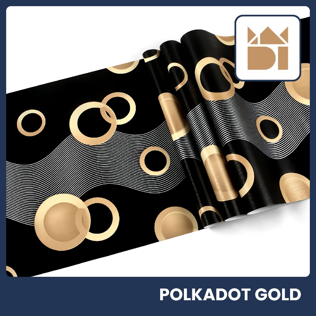 Jual Wallpaper Dinding Motif Polkadot All Variant Ukuran 45 Cm x 10 ...