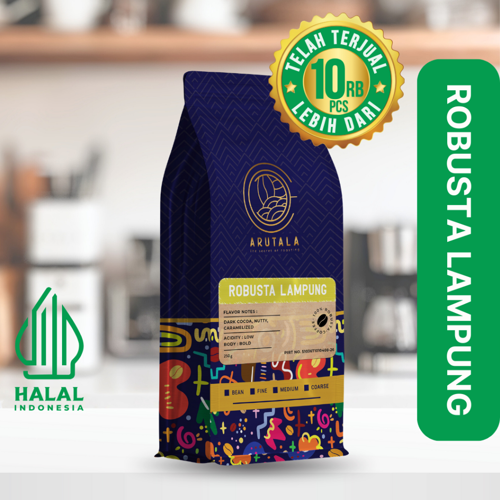 Jual ARUTALA Kopi Lampung Robusta Coffee 200 gram | Shopee Indonesia