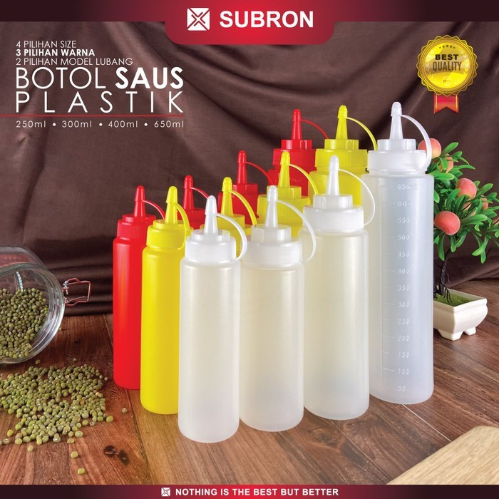 Jual Botol Sauce Mayonnaise Kecap Cuka Dengan AngkaTakaran (Subron ...