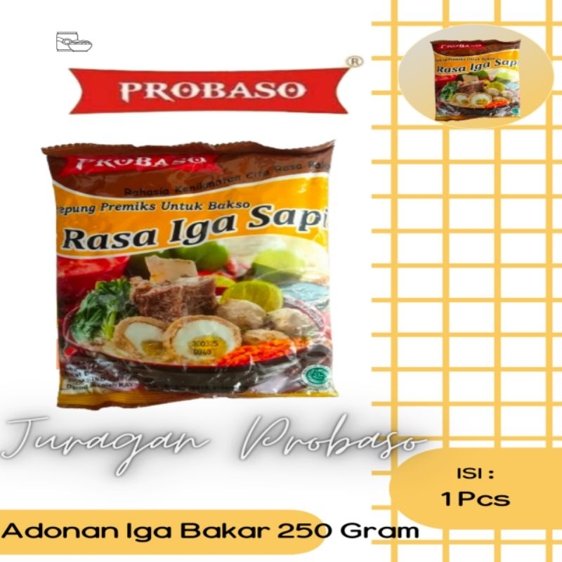 Jual Tepung Adonan Bakso Rasa Iga Sapi Probaso 250 Gram | Shopee Indonesia