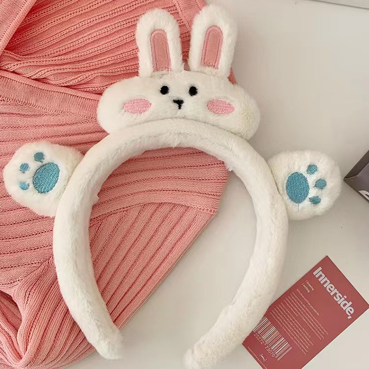 Jual (Hello Girl)B108 Bando Fluffy Bando Wanita Motif Kartun Gaya Korea ...