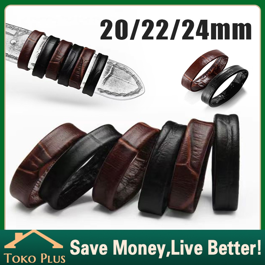 Jual 5Pcs Ring Loop Strap Jam Tangan Kulit Leather 20mm 22mm 24mm ...