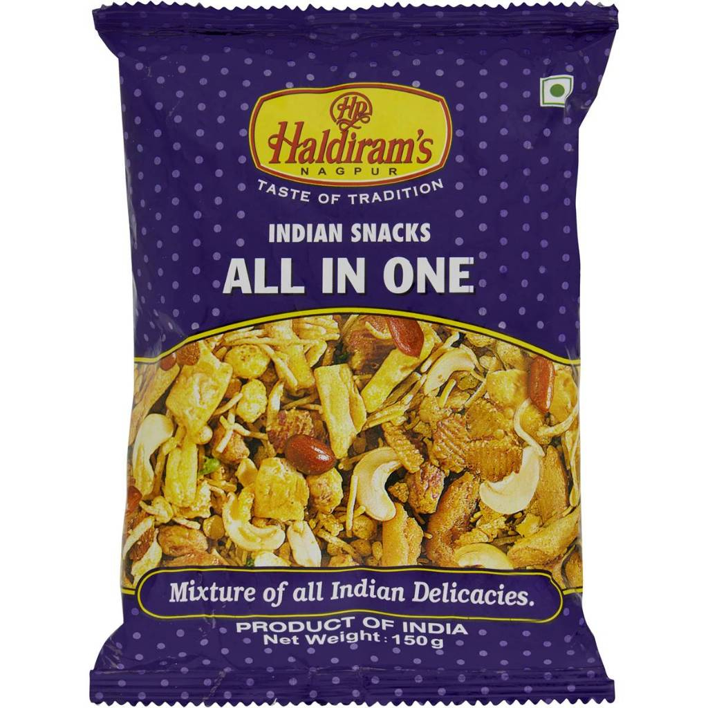 Jual ALL IN ONE HALDIRAM'S 150G/ Namkeen / Indian Snack | Shopee Indonesia
