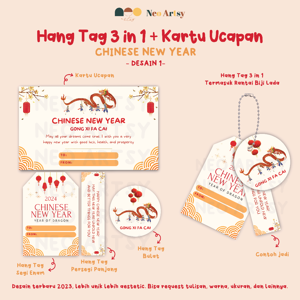 Jual Hang Tag Souvenir Chinese New Year / Hang Tag Kue Imlek / Custom ... Jual Hang Tag Souvenir Chinese New Year / Hang Tag Kue Imlek / Custom ...