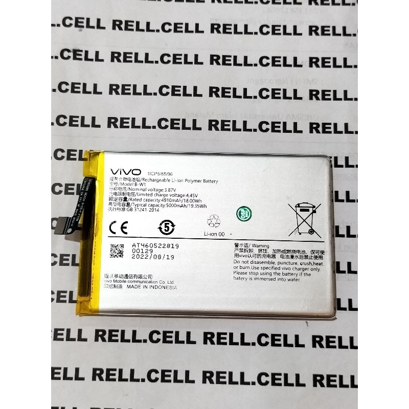 Jual BATTERY BATRE BATERAI VIVO Y16 BW1 B-W1 B W1 ORIGINAL 100 BATERAI ...