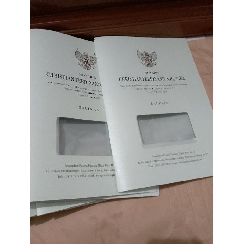 Jual Cover Salinan, Cover Akta Notaris Mewah | Shopee Indonesia