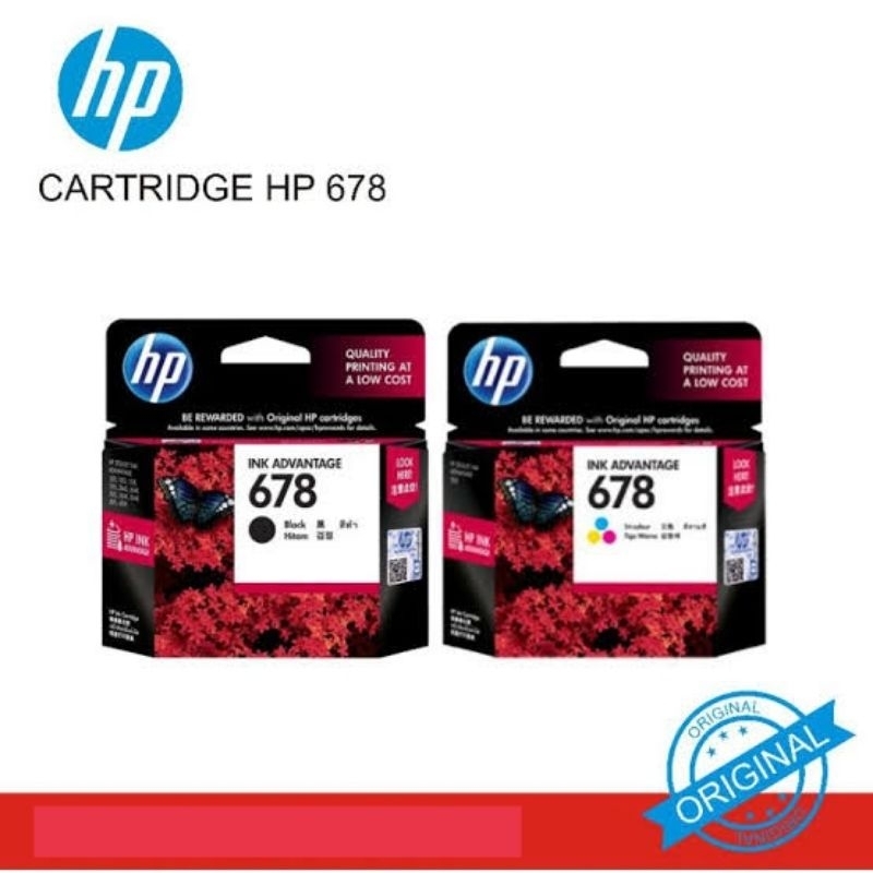 Jual CARTRIDGE HP 678 ORIGINAL | Shopee Indonesia