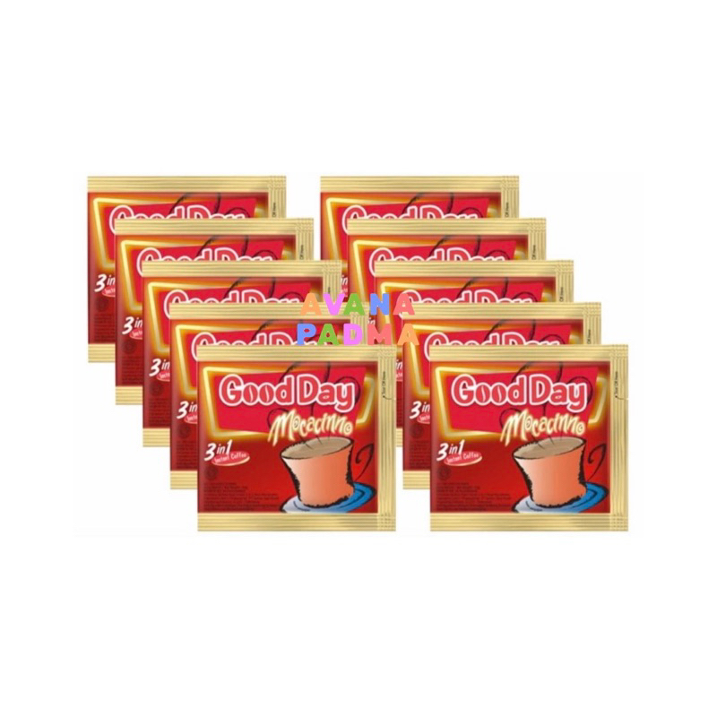 Jual Good Day 3 In 1 (1 Renceng/10 Sachet) (4 Varian Rasa) (20g ...