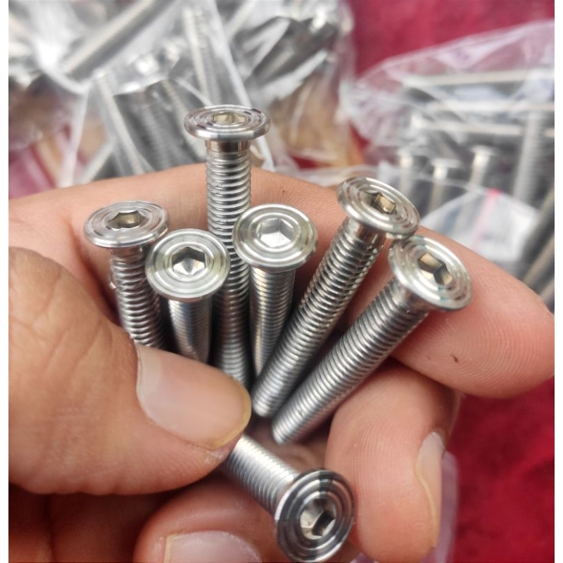 Jual baut L stainless mesin bak kalter kopling magnet GL MP tiger megapro CB GL100 max pro ...