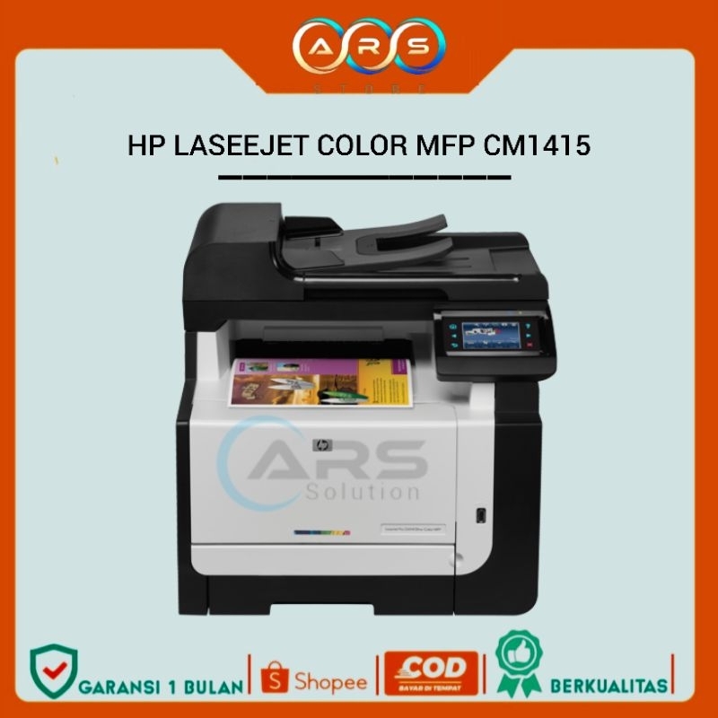 Jual Hp laserjet pro mfp cm1415 scan copy F4 normal siap pake | Shopee ...