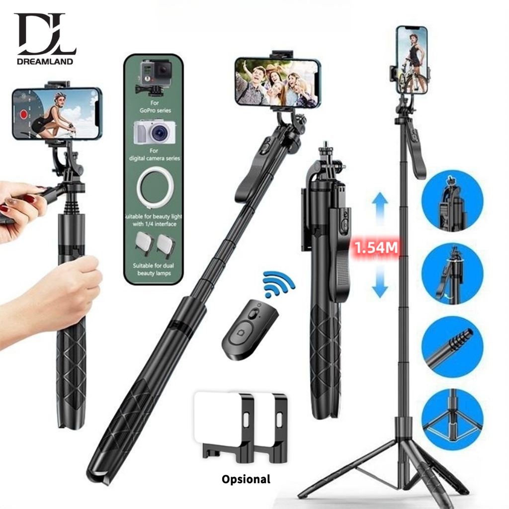 Jual DL L16 Tongsis Tripod Bluetooth Selfie Stick Remote Tripod HP ...