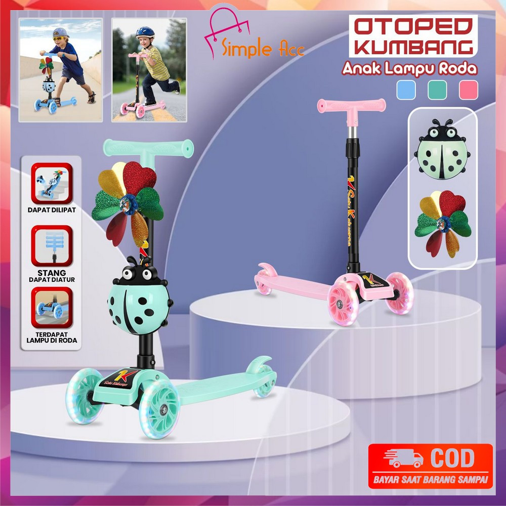 Jual ~COD~DO-M95 Mainan Otopet Scooter Anak Otoped Kumbang Skuter Anak ...