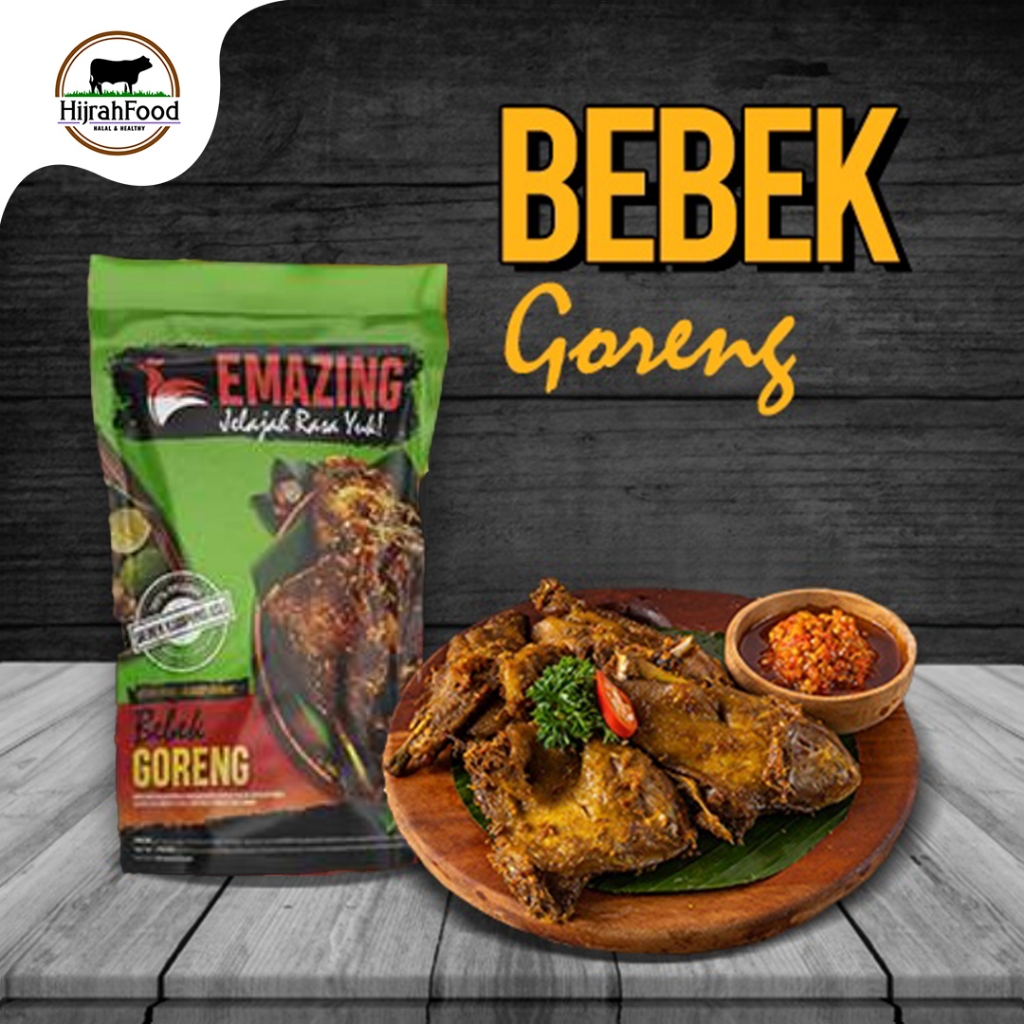 Jual Emazing Bebek Goreng Frozen Food Siap Masak Higienis Tanpa Bahan Pengawet 900 gram | Shopee ...