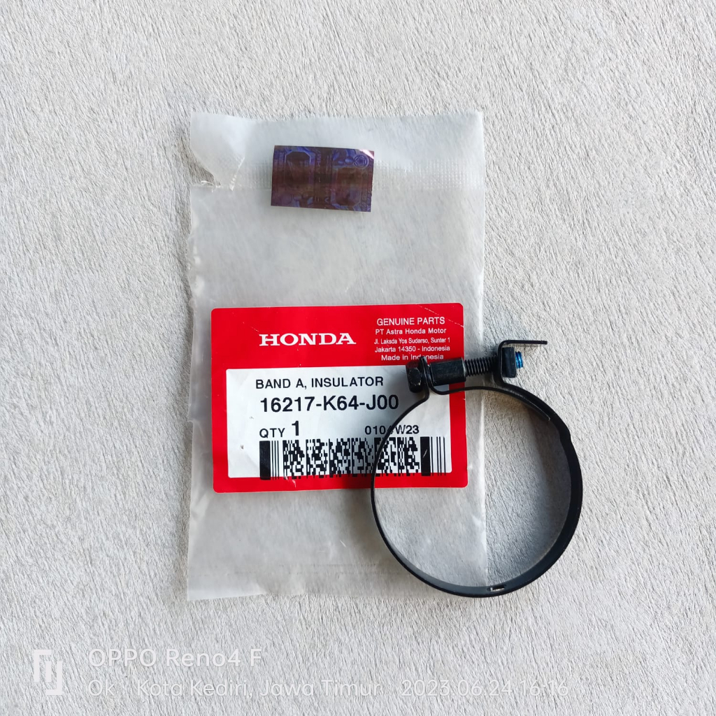 Jual Band-Klem Intake Insulator-Manifold-Manipol CBR-250-RR CRF-250 Ori ...