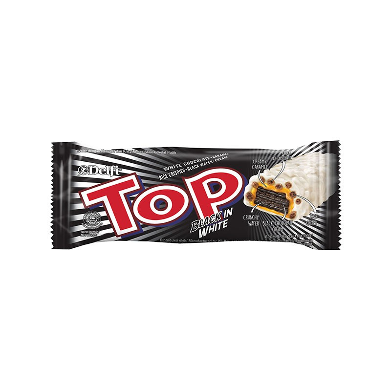 Jual TOP Wafer Black in White 9 g | Shopee Indonesia