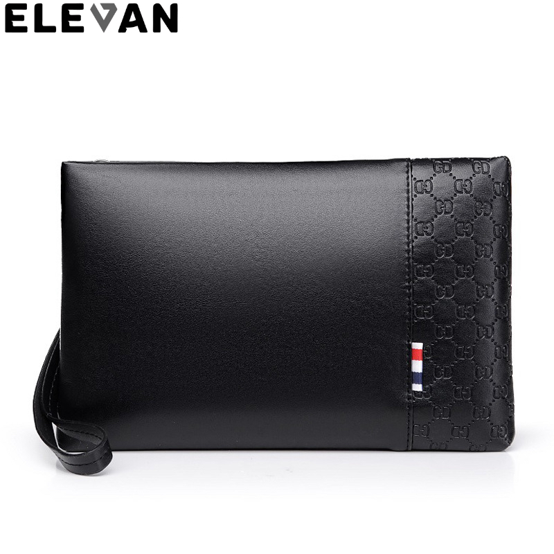 Jual ELEVAN Tas Tangan Clutch Dompet Pria Kulit TC 4 | Shopee Indonesia