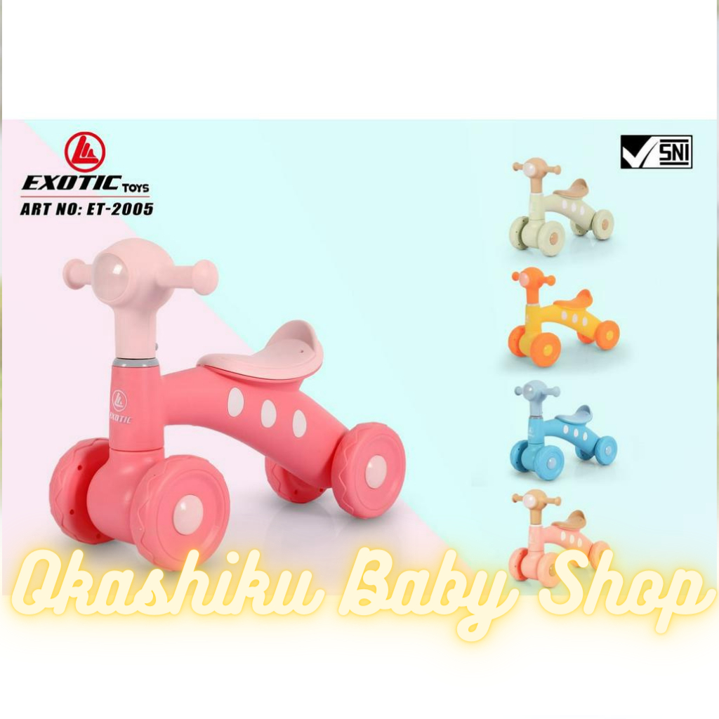 Jual Exotic Balance Bike ET 2005 Sepeda Bayi Mainan Anak | ride on anak ...