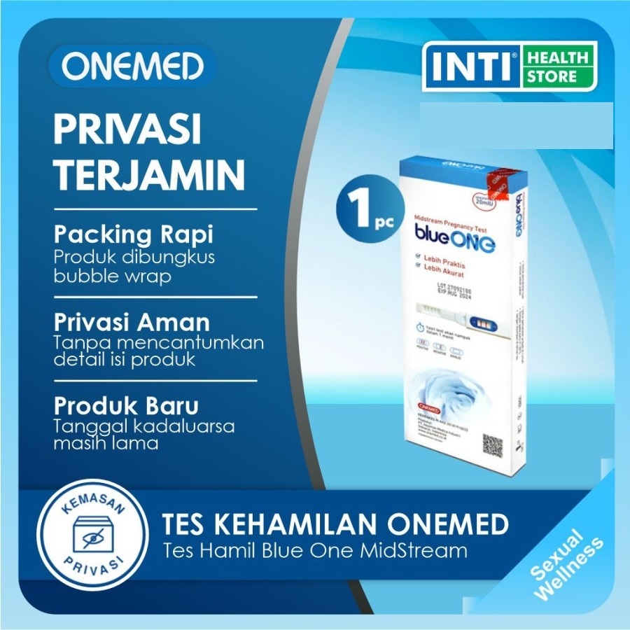 Jual Onemed Blue One MidStream Pregnancy Test Isi 1 | Tes Kehamilan ...
