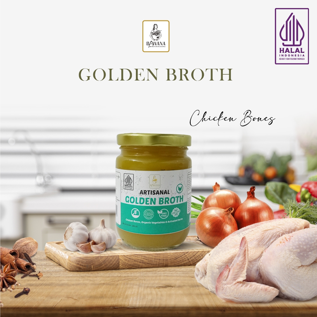 Jual Bawana Golden Broth Ayam Kental Malang - Kaldu MPASI Halal BB ...