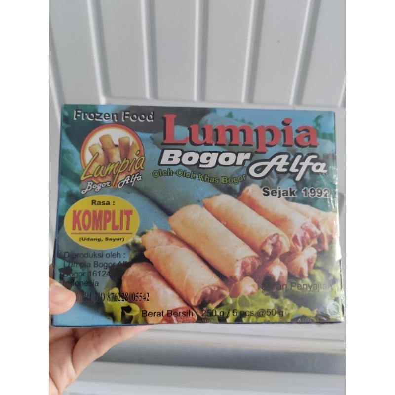 Jual Lumpia Bogor Alfa Rasa Komplit isi 5 | Shopee Indonesia