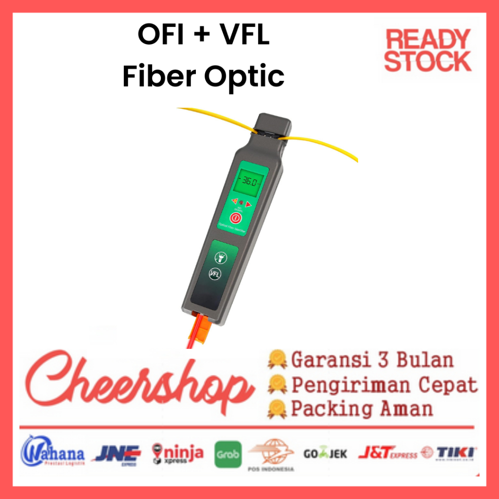 Jual Optical Fiber Identifier OFI + VFL Fiber Optic 2in1 Identifikasi ...