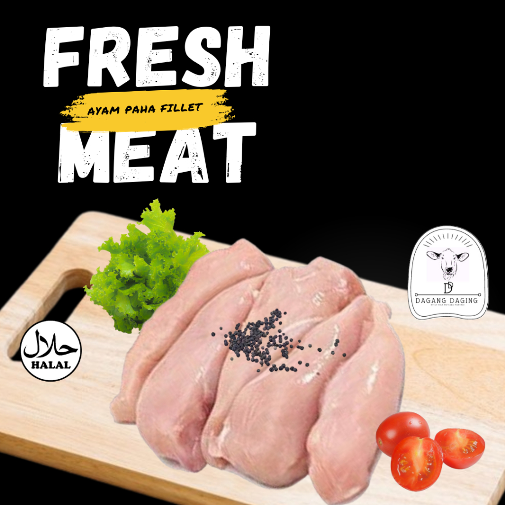 Jual Daging Ayam Paha Fillet Boneless Fresh Halal 1kg | Shopee Indonesia