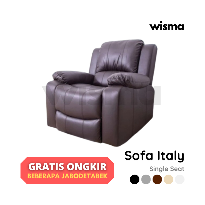 Jual Sofa Single Italy 1 Seater / Sofa Satu Dudukan / Sofa Minimalis ...