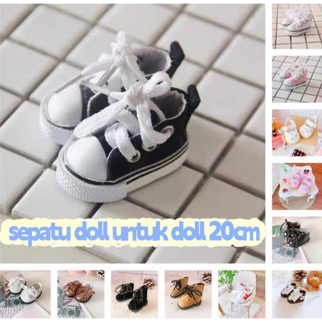 Jual [READY STOCK] sepatu boneka sepatu kanvas doll shoes sepatu ...