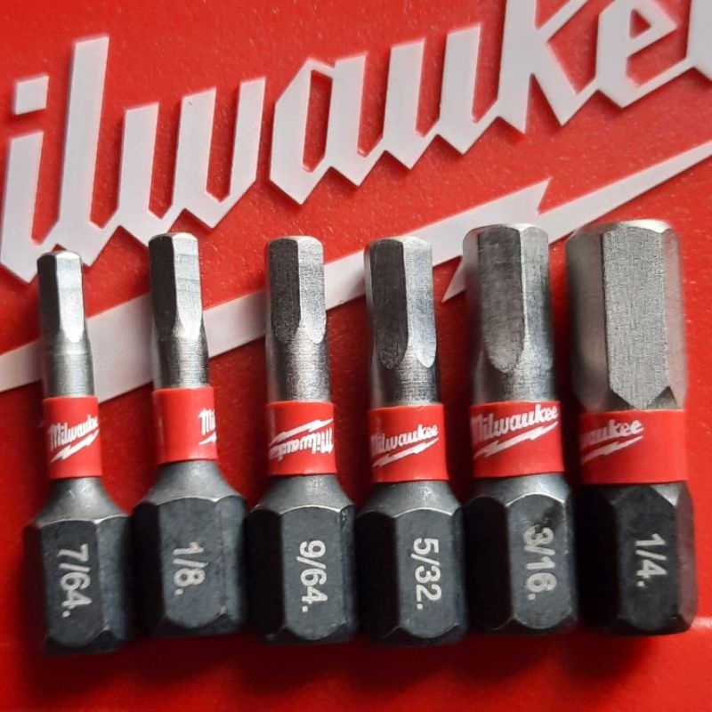 Jual Mata obeng milwaukee impact bit 1inc(25,4mm) | Shopee Indonesia