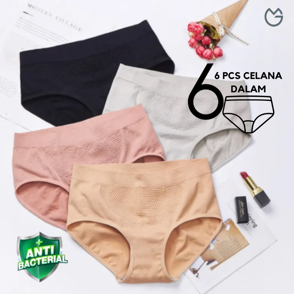 Jual Pakaian Dalam Wanita CD Isi 6 Emga CDS1A Pakaian Dalam Briefs ...