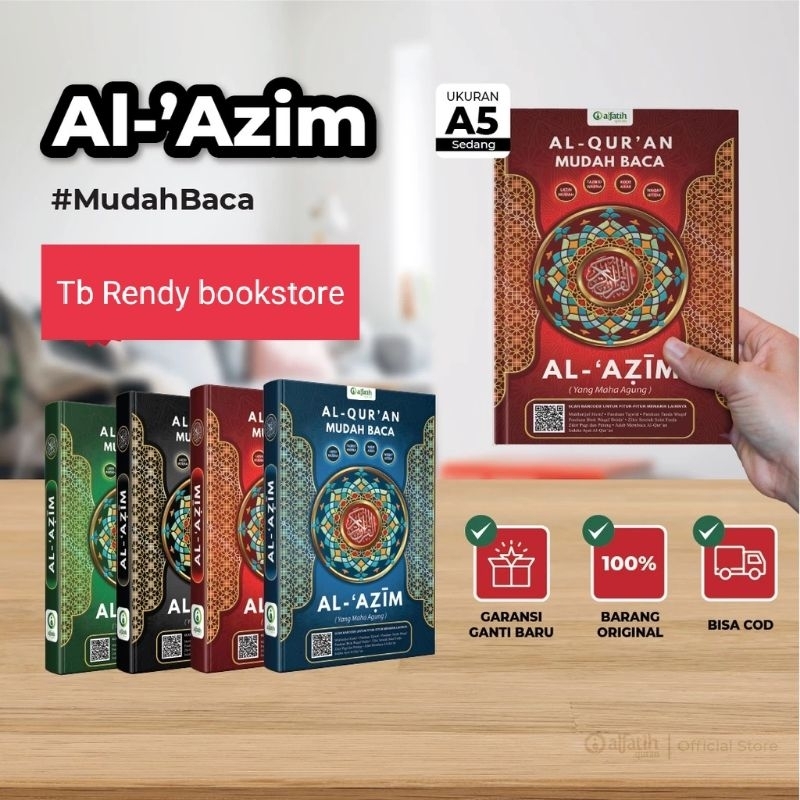 Jual AL QURAN AL AZIM RASM USTMANI TAJWID WARNA TERJEMAH PER AYAT RUMI ...