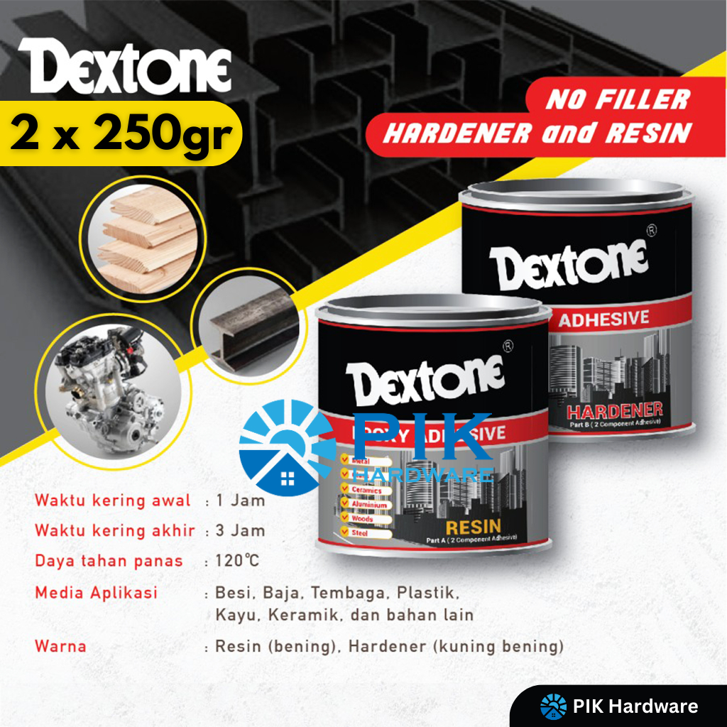 Jual LEM EPOXY DEXTONE 2 KOMPONEN 500 Gram RESIN & HARDENER BENING ...
