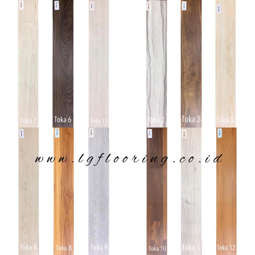 Jual Vinyl Lantai TOKA Tekstur Kayu Isi/Qty 3,346m2 per Box | Shopee ...