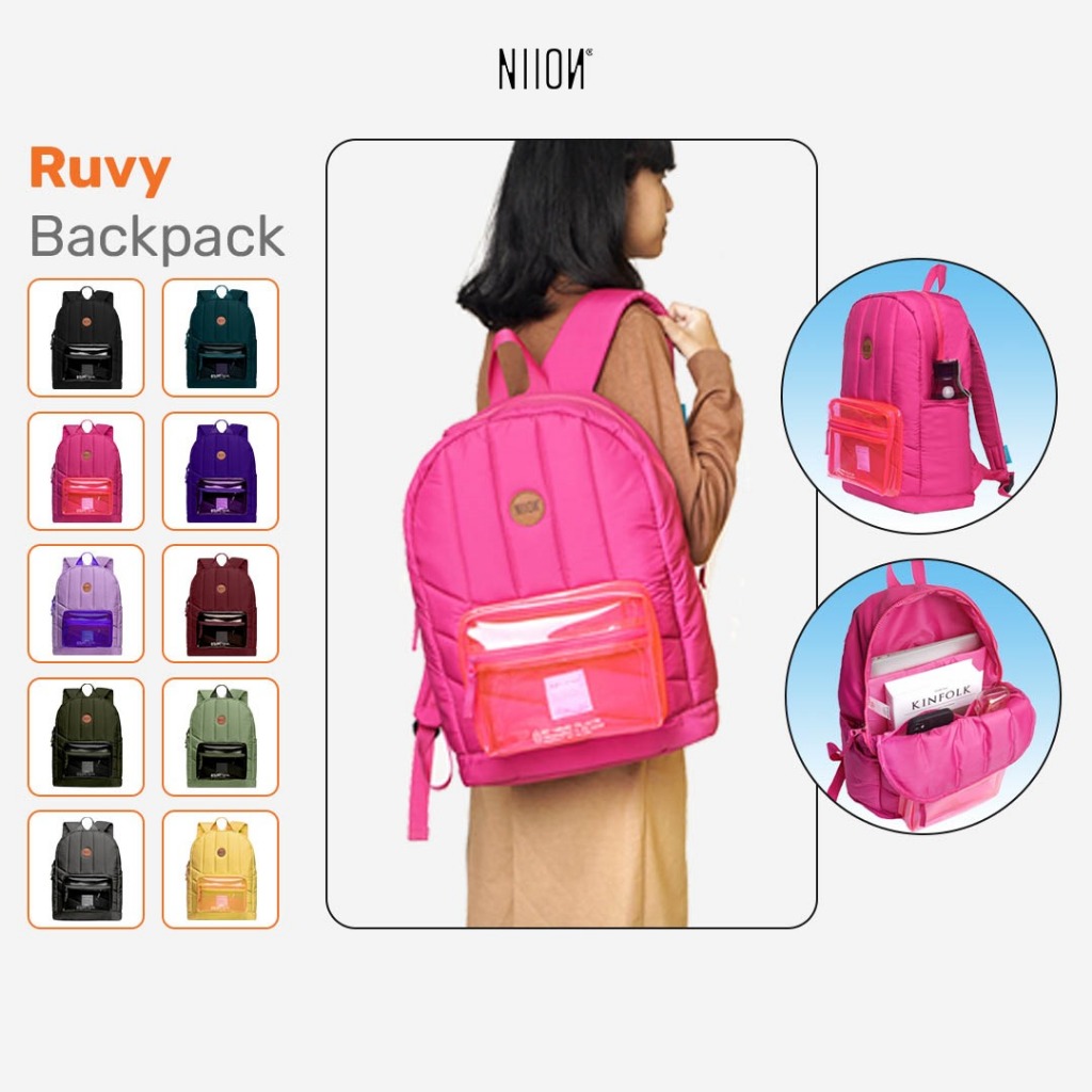 Jual Niion Ruvy Backpack/Backpack Ransel | Shopee Indonesia