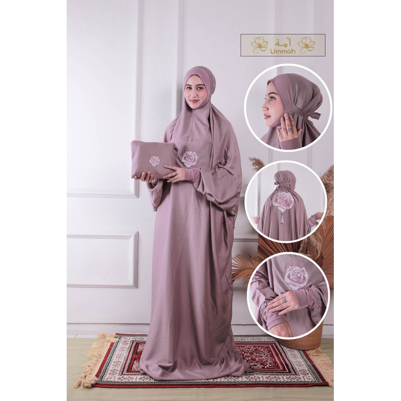 Jual MUKENA HADRAMAUT MOTIF MAWAR | Shopee Indonesia